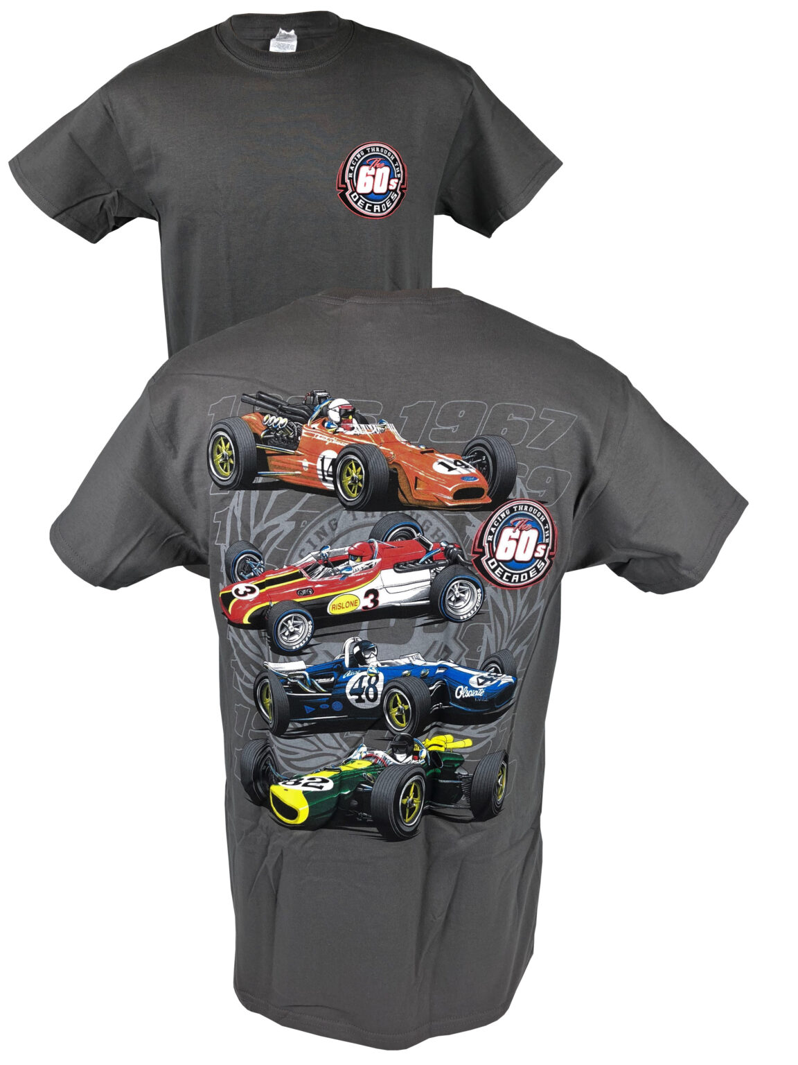 Racing Through The Decades 1960's Shirt - Guts Wear