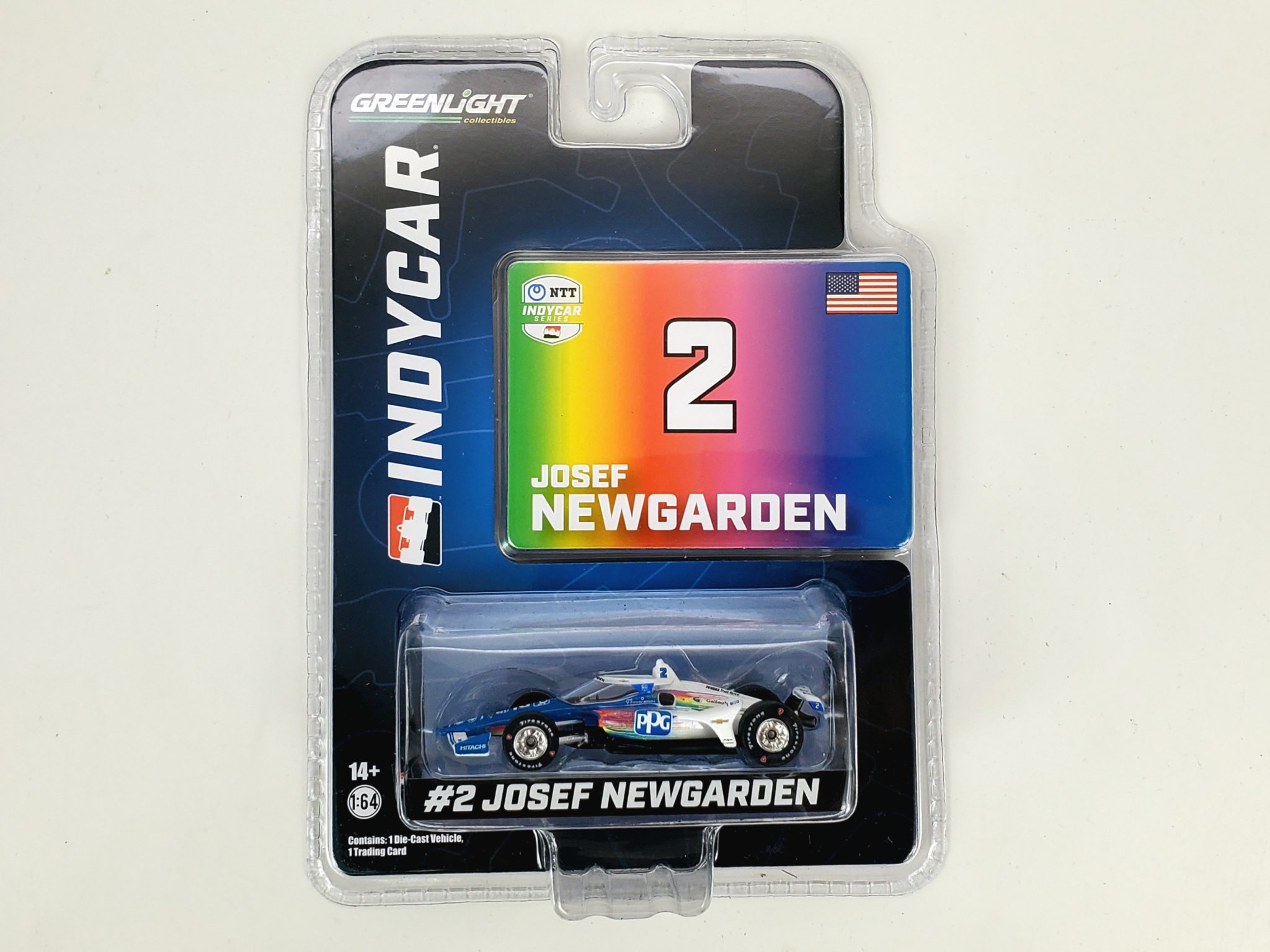 1:64 GL 2023 Josef Newgarden #2 PPG Team Penske Indycar Diecast By ...