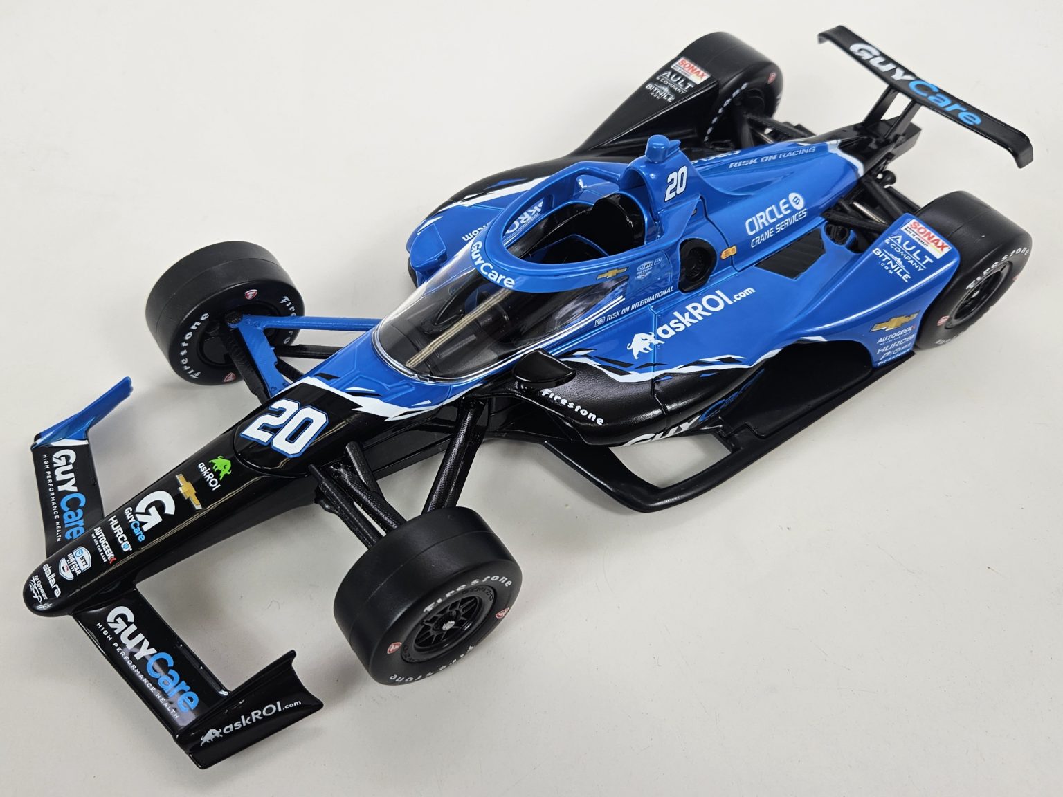 1:18 GL 2024 Ed Carpenter #20 GuyCare Ed Carpenter Racing Indycar ...