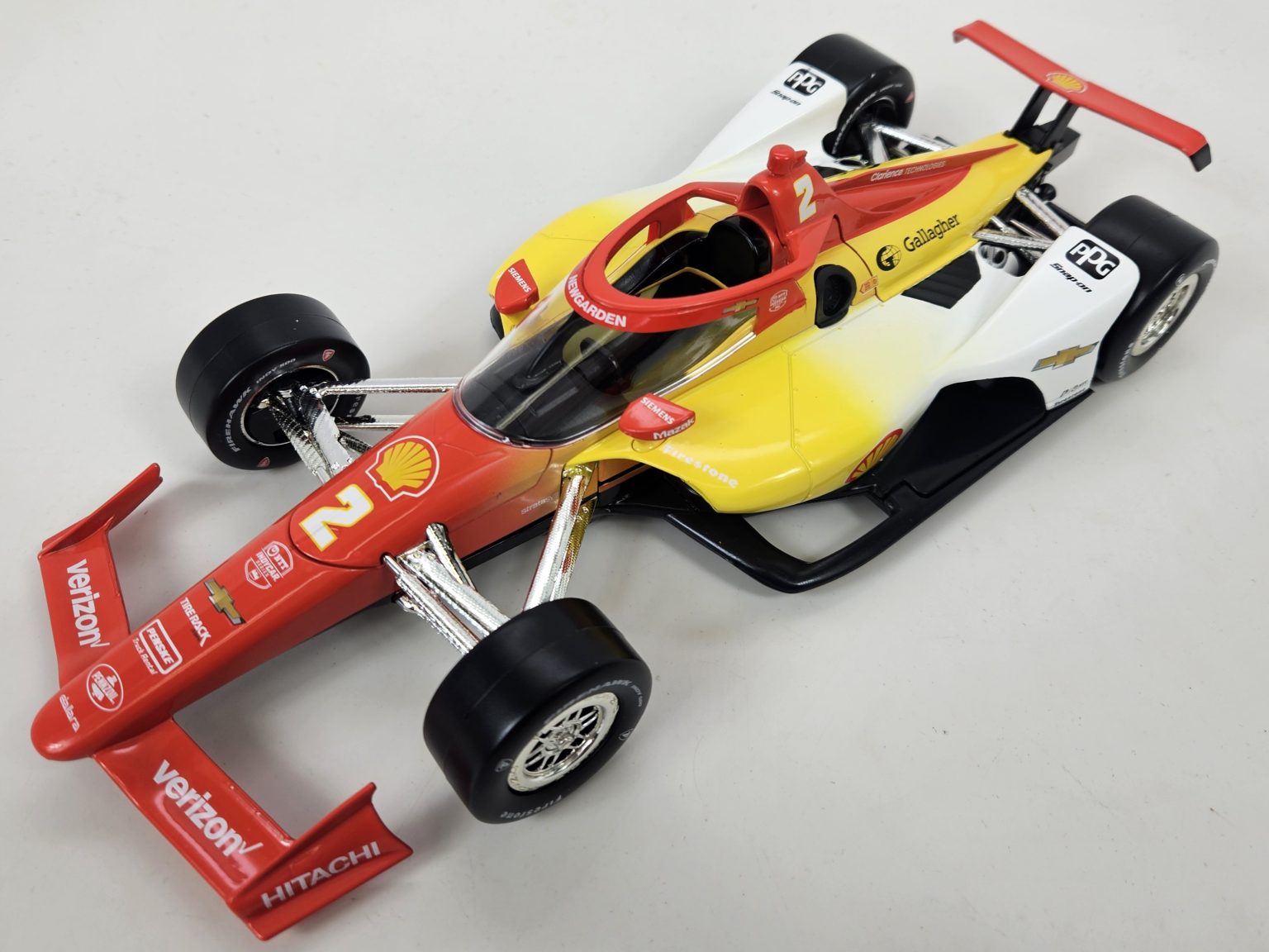 1:18 GL 2024 Josef Newgarden #2 Shell Indy 500 Winner IndyCar Diecast ...