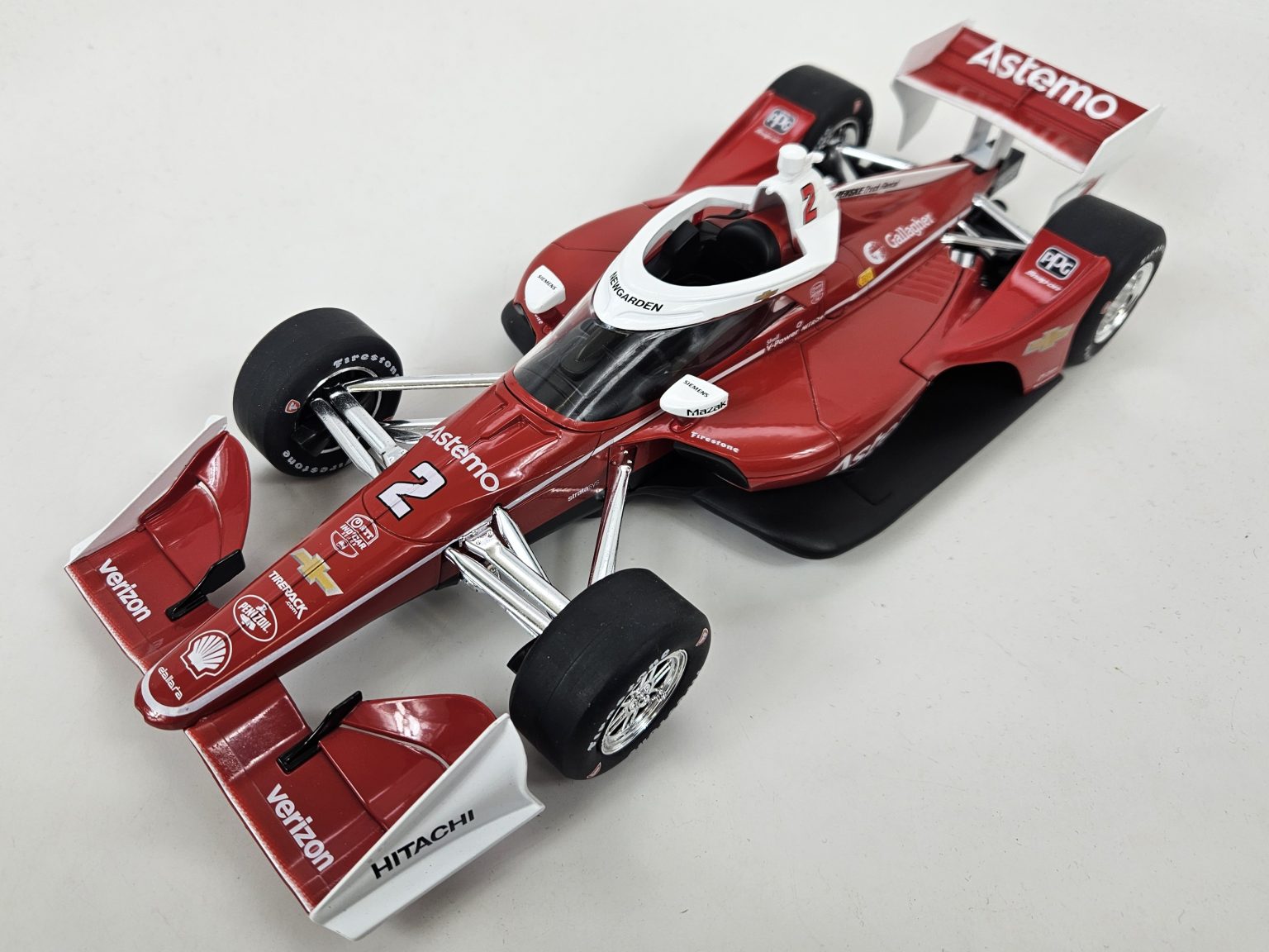 1:18 IXO 2025 Josef Newgarden #2 Astemo Team Penske Indycar Diecast By ...