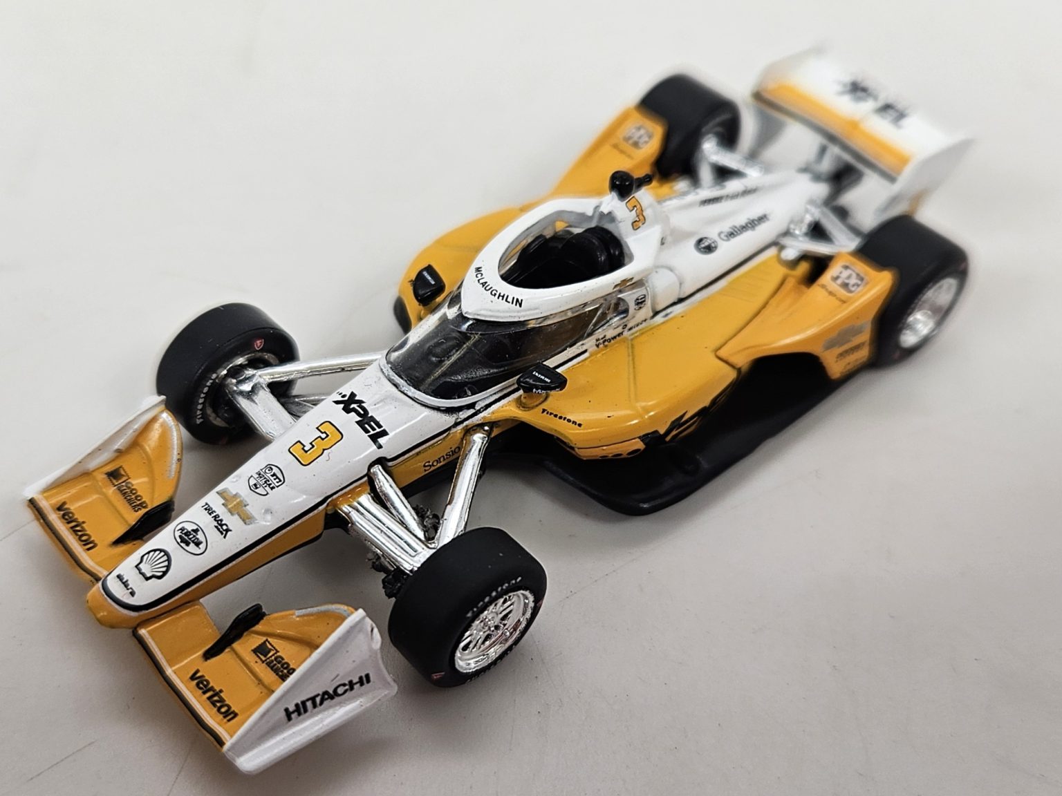 1:64 IXO 2025 Scott Mclaughlin #3 Xpel Team Penske Indycar Diecast By ...