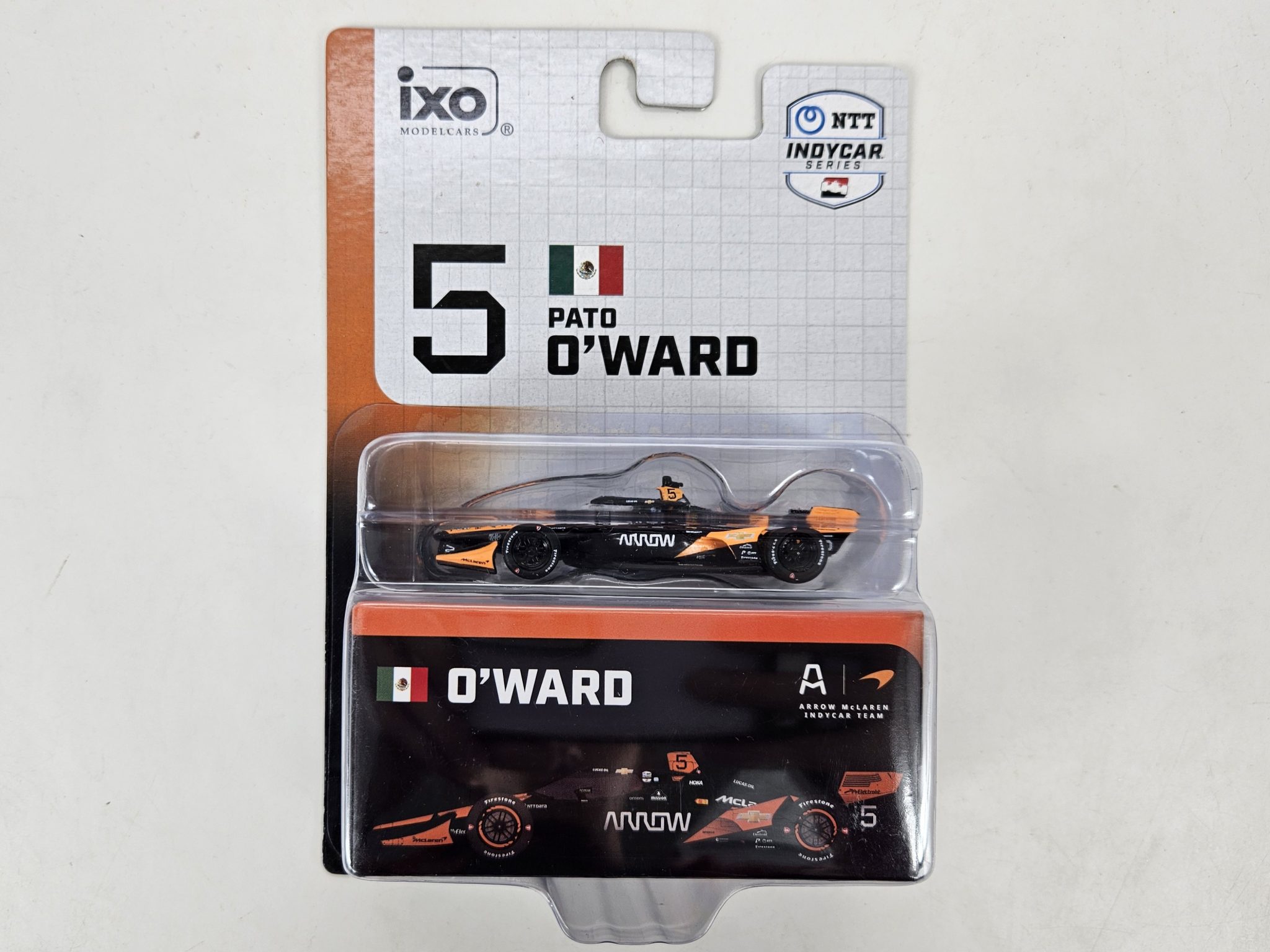 1:64 IXO 2025 Pato O'Ward #5 Arrow Mclaren Indycar Diecast By IXO Model ...